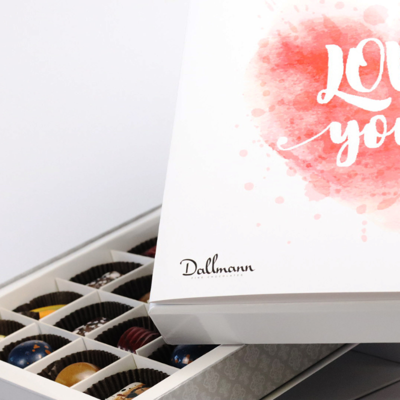 Dallmann's - Valentine's Day - Gourmet Chocolate Box - 16 Pc