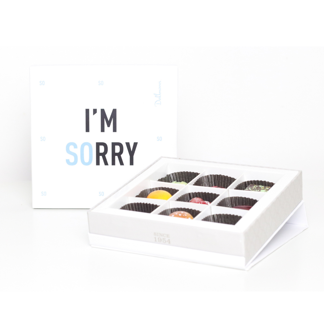I'm Sorry Chocolate Box | Buy "I'm Sorry" Chocolate Box by Dallmann